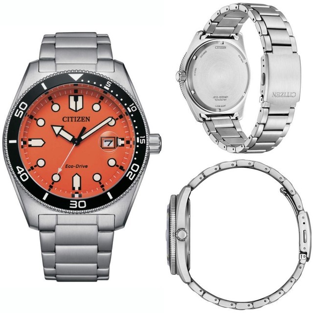 Citizen Eco Drive Stainless Steel Diver Men's Watch AW1760-81X for sale ...