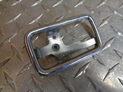 1982 MERCEDES 300 D TURBO DIESEL DRIVER DOOR HANDLE LEVER METAL TRIM ...