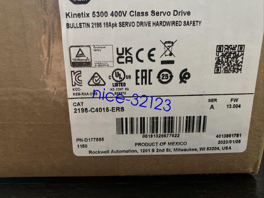 Allen Bradley Kinetix 5300 400V Servo Drive (2198-C4015-ERS) for sale ...