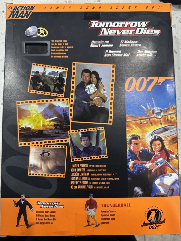 Hasbro Action Man Limited Edition James Bond 007 Tomorrow Never Dies ...