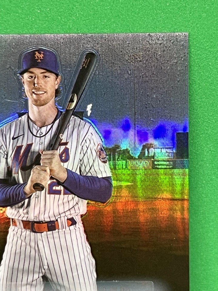 Brett Baty 2023 Topps Stadium Club Chrome RC Refractor SSP /25 Auto ...