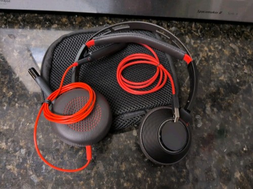 Plantronics Poly Blackwire 5220 Binaural Headset USB-A C5220T C5200 | eBay