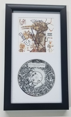 KORN band SIGNED Untitled Promo CD Framed Display JSA COA Davis Fieldy ...
