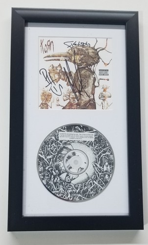 KORN band SIGNED Untitled Promo CD Framed Display JSA COA Davis Fieldy ...