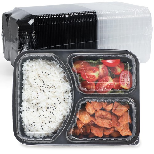 Food Containers Reusable 40 Pack 38oz - Shrink Wrap Leakproof | Portion ...