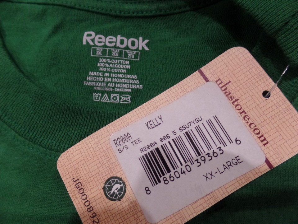 Seattle Super Sonics Throwback Logo Hardwood Classics Reebok Shirt New ...