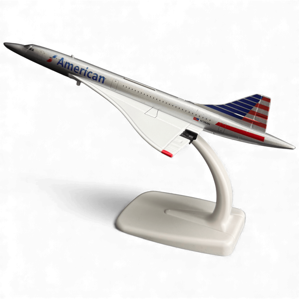 American Airlines Concorde Aircraft Model Plane Toy Gift - 1/400 Scale ...