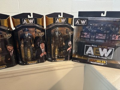 AEW Jazwares Commentary Set, With Commentary Table! | eBay