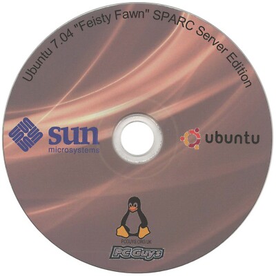 Ubuntu 7.04 Feisty Fawn SPARC Server CD Sun Ultra SunFire Blade | eBay