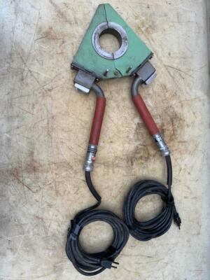 McElroy heating iron bulldog pipe fusion machine 2" Double Handle | eBay