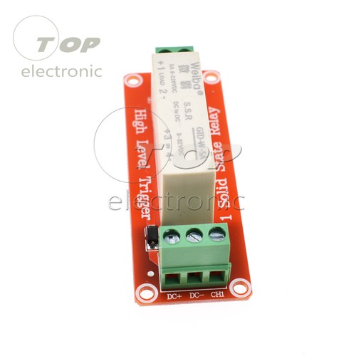 1 Channel SSR Solid State Relay 5A 3-32V High-low Trigger For Uno R3 ...