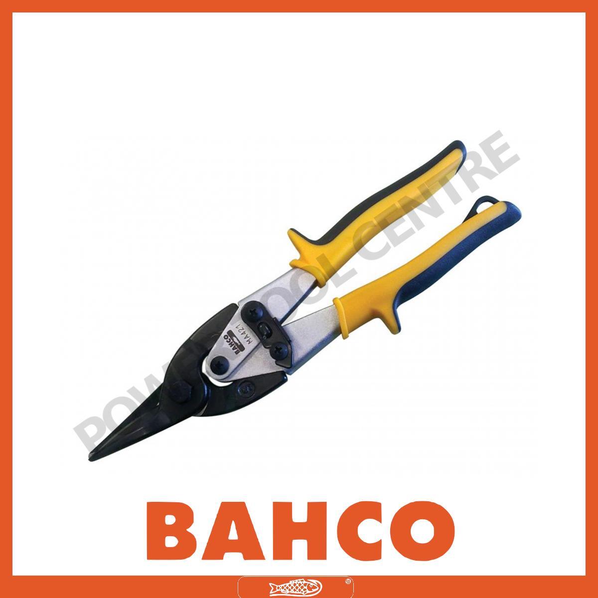 Bahco MA421 Yellow/blue Aviation Compound Snip Straight Cut 250mm for ...
