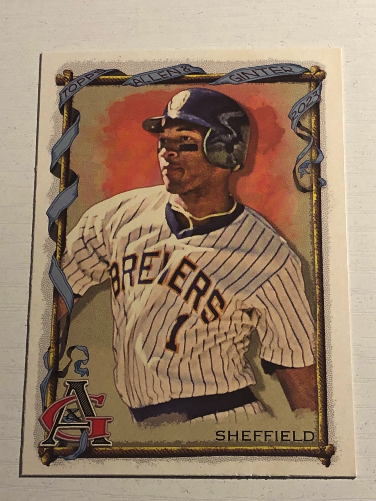 2023 Topps Allen & Ginter Short Print Gary Sheffield Milwaukee Brewers ...