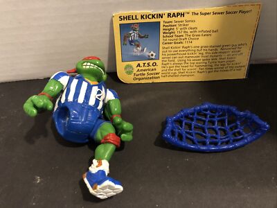 Shell Kickin Raph Soccer Net Teenage Mutant Ninja Turtles TMNT Broken | eBay