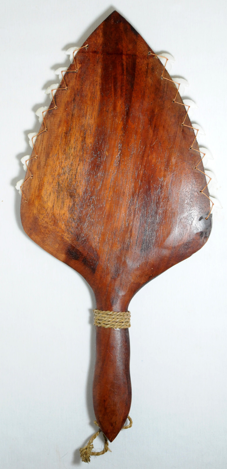 18" Replica Hawaiian Polynesian Tribal Display Weapon with Faux Shark's ...