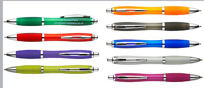100 Printed Personalised / Promotional Trade Business pens - Wholesale ...