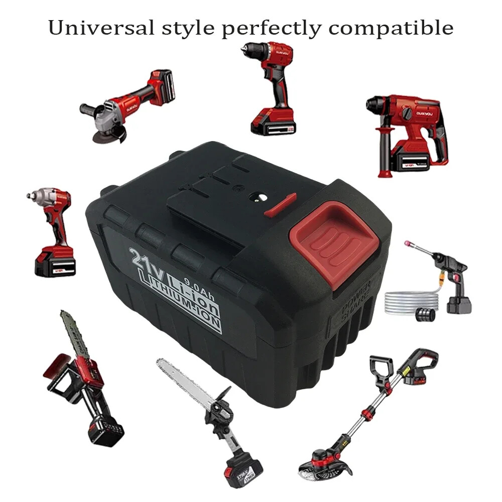 Quanyou 21V Rechargeable Mini Chain Saw Battery Replacement, New