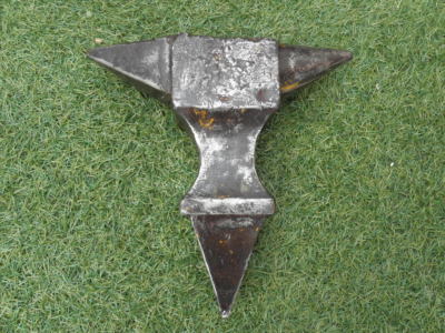 RARE ANTIQUE PRIMITIVE STAKE STUMP WROUGHT ANVIL BLACKSMITH TOOL FORGE ...