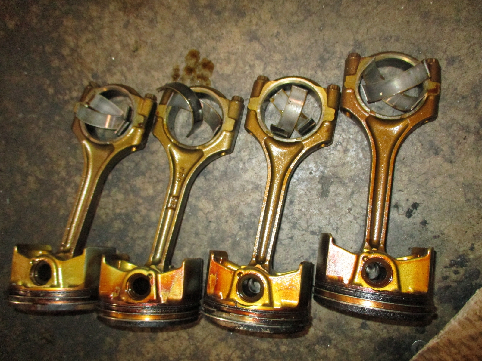 Honda BF135A outboard piston and rod set (ZY6-00) | eBay