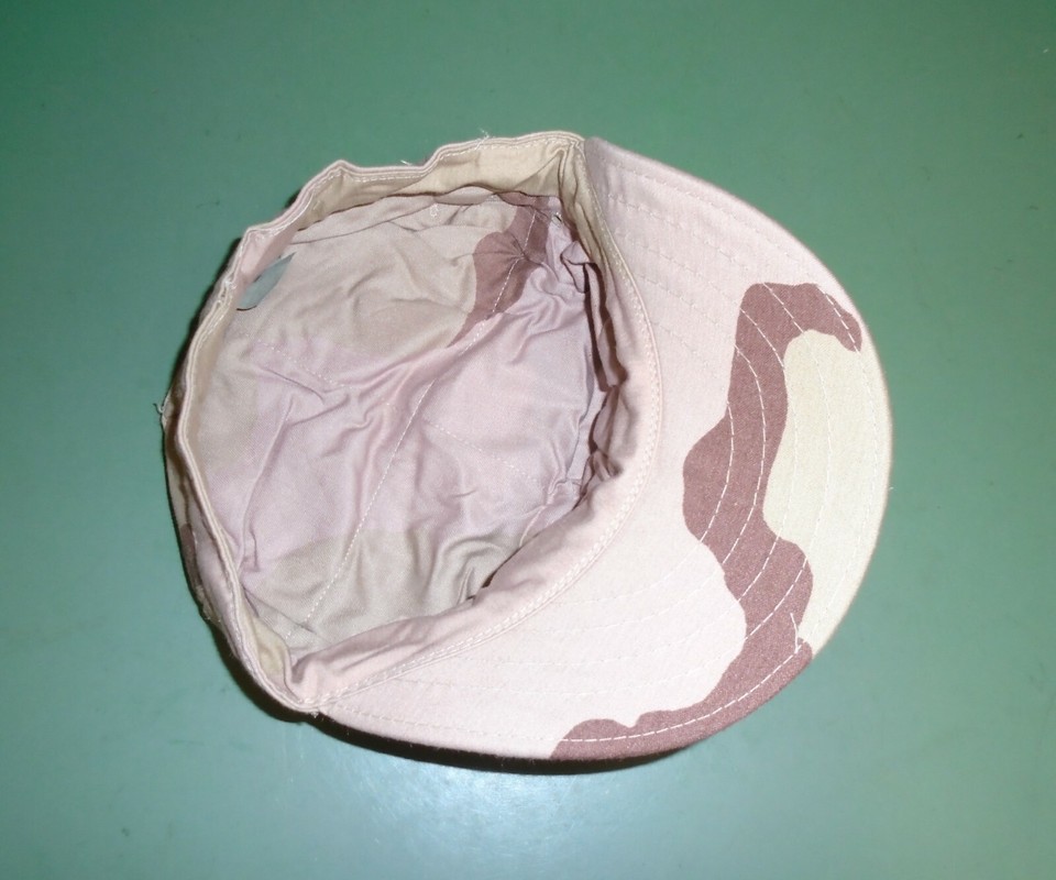 US Marine Corps USMC EGA Desert DCU 3 Color Camo 8 Point Cover Hat Cap ...