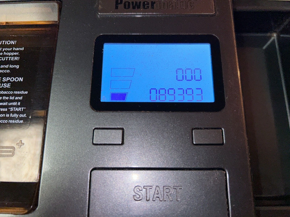 Powermatic III+ Electric Personal Roll Your Own RYO Cigarette Machine ...