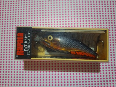 RARE RAPALA FAT RAP 07 SG SILVER GOLD PLATED VINTAGE NIB MINT FISHING ...