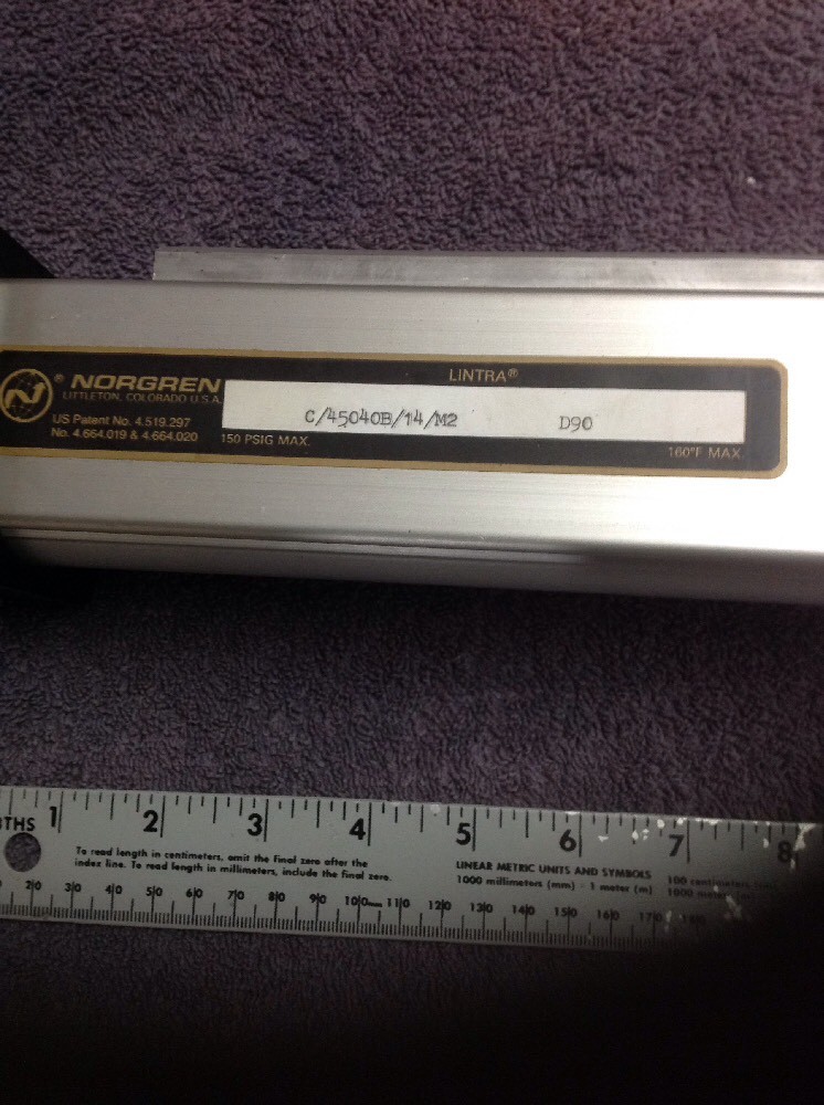 Norgren Lintra Rodless Cylinder C/45040B/14/M2 | eBay