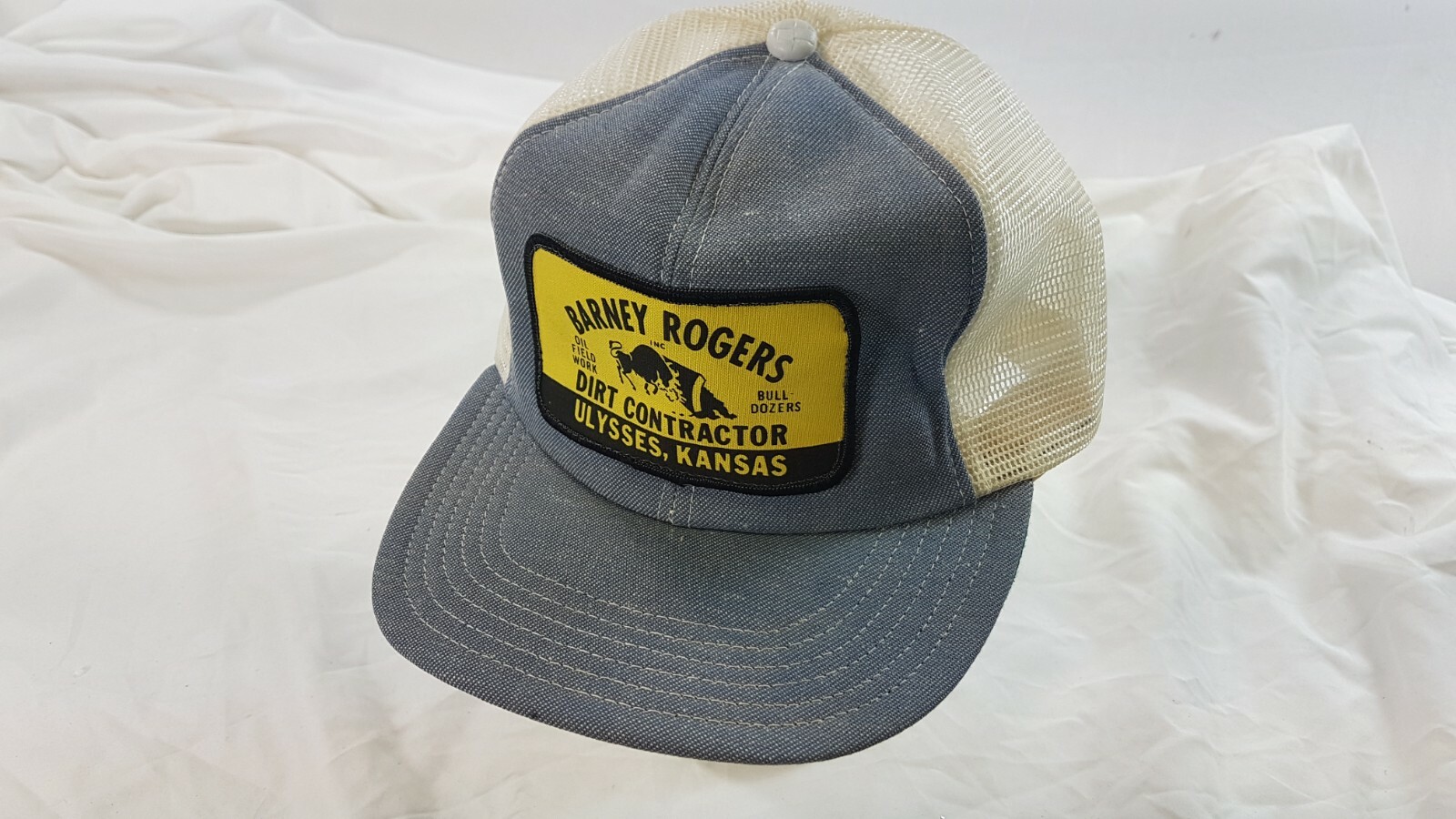 BARNEY ROGERS DIRT CONTRACTOR Cap Trucker Hat Snapba… - Gem