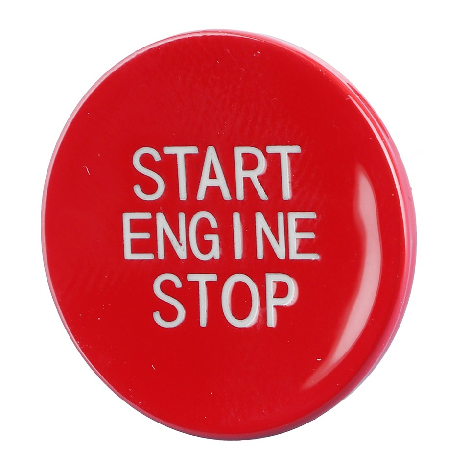 Engine Start Button Car 1 Key Start Button Red Engine Start Stop Button ...