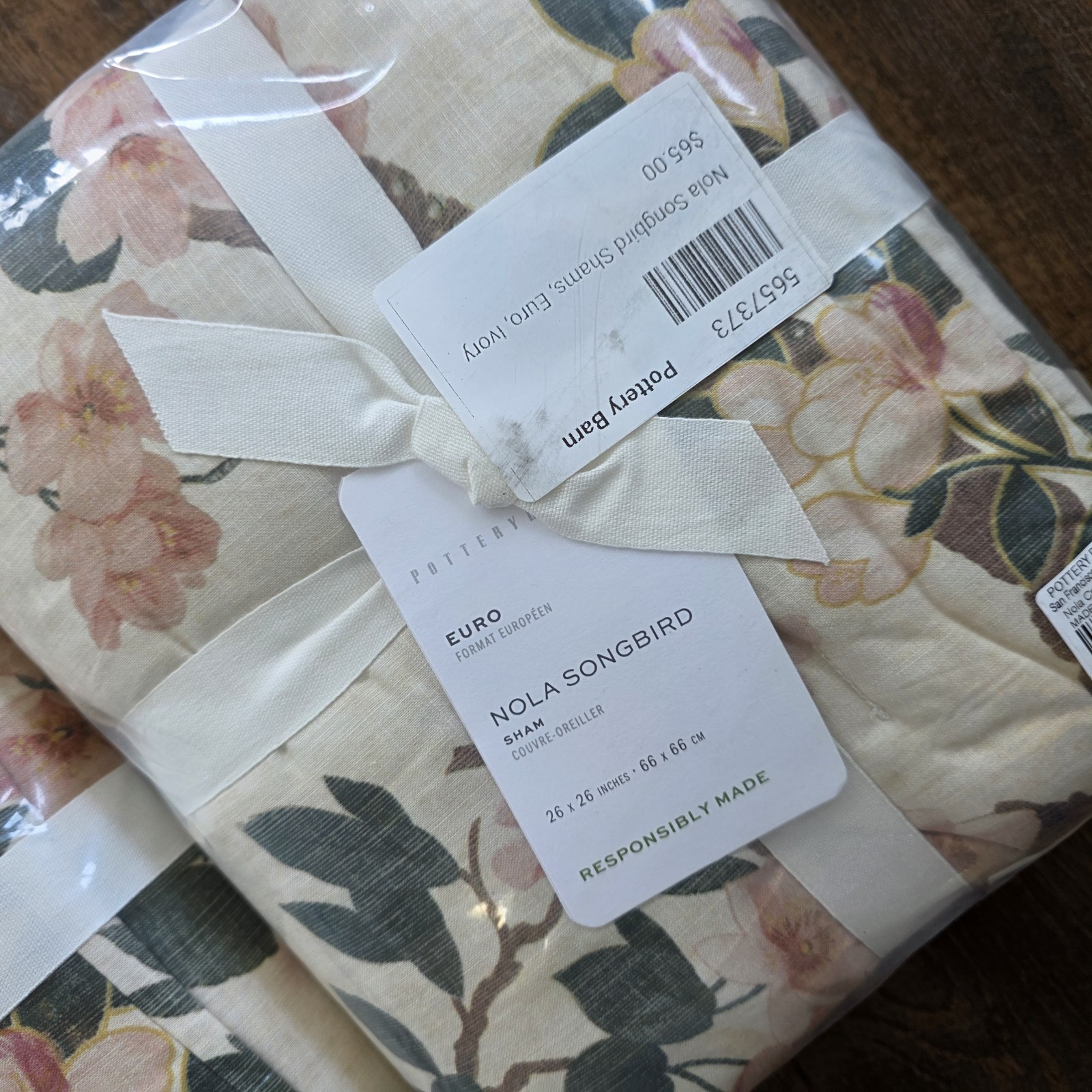 Pottery Barn Set of 2 Nola Songbird Comforter Shams EURO NEW | eBay