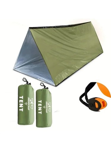 2 Pack Bundle Life Tent Emergency Survival Shelter – 2 Person Emergency ...