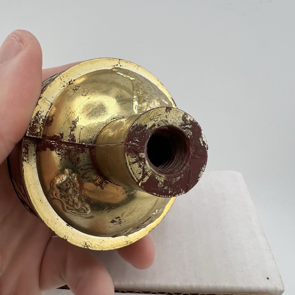 Vintage SCHLITZ World Globe Beer Tap Handle Knob Plastic Gold Tone 3.5 ...
