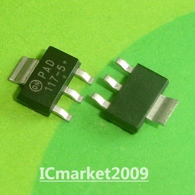 10pcs/lot NCP1117ST50T3G NCP1117 1117-5 SOT-223 5V New Original in ...