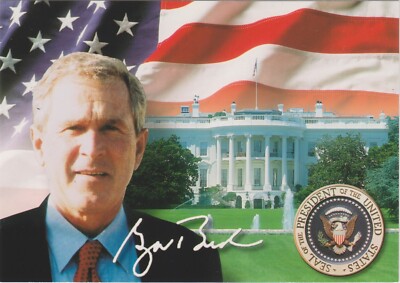 George W. Bush The 43rd President of the United States and view of ...