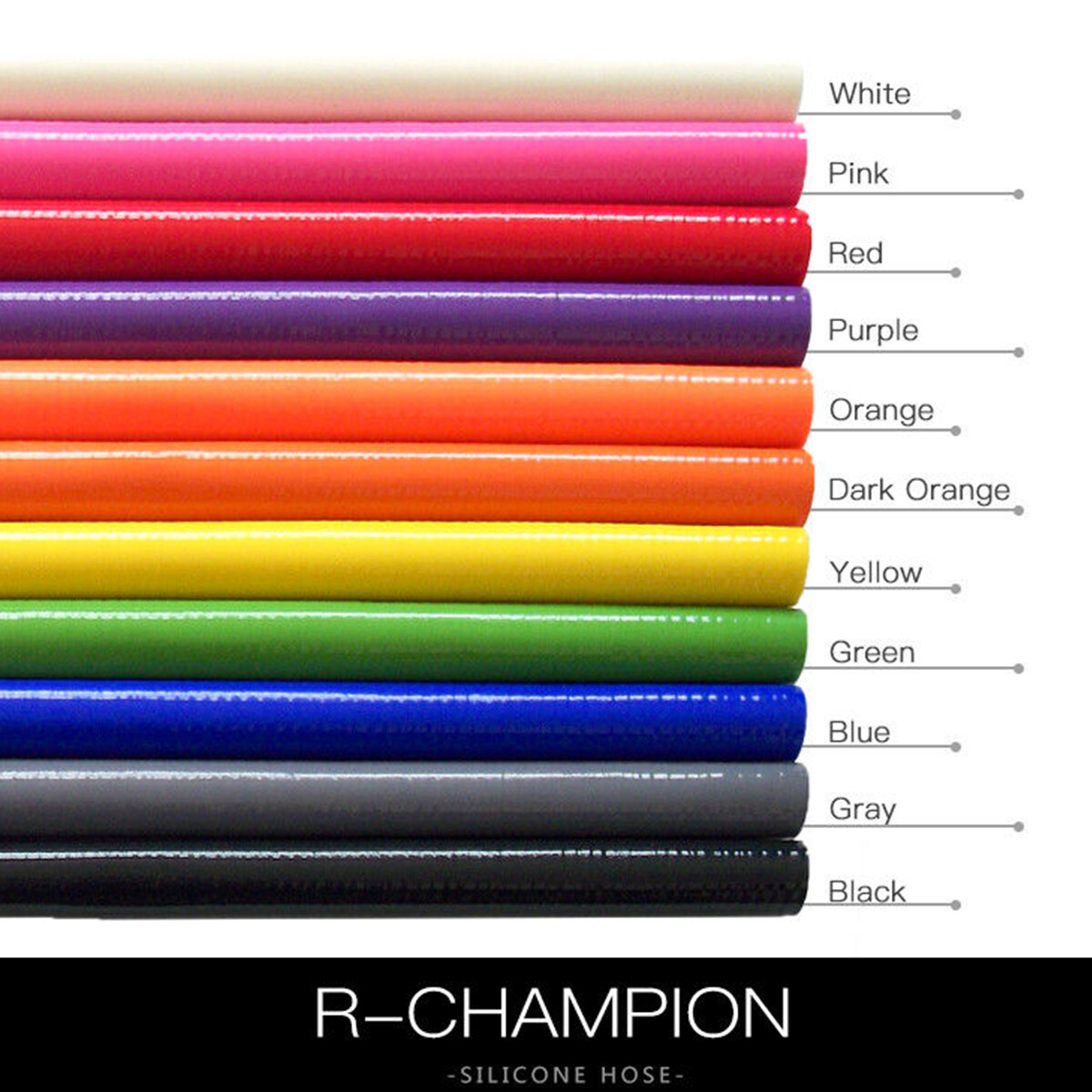 Fit 2000-2004 Honda CR125 CR125R White Silicone Radiator Coolant Hose ...