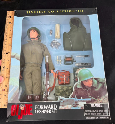 2000 Hasbro GI Joe Forward Observer Set 12" Action Figure NEW SEALED AA ...