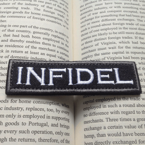 2PCS INFIDEL PATCHES TACTICAL MILITARY USA ARMY ISAF BADGE HOOK LOOP ...