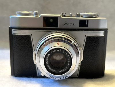 Iloca Rapid-B 35mm Rangefinder Film Camera w AGFA Bulb Flash Made in ...