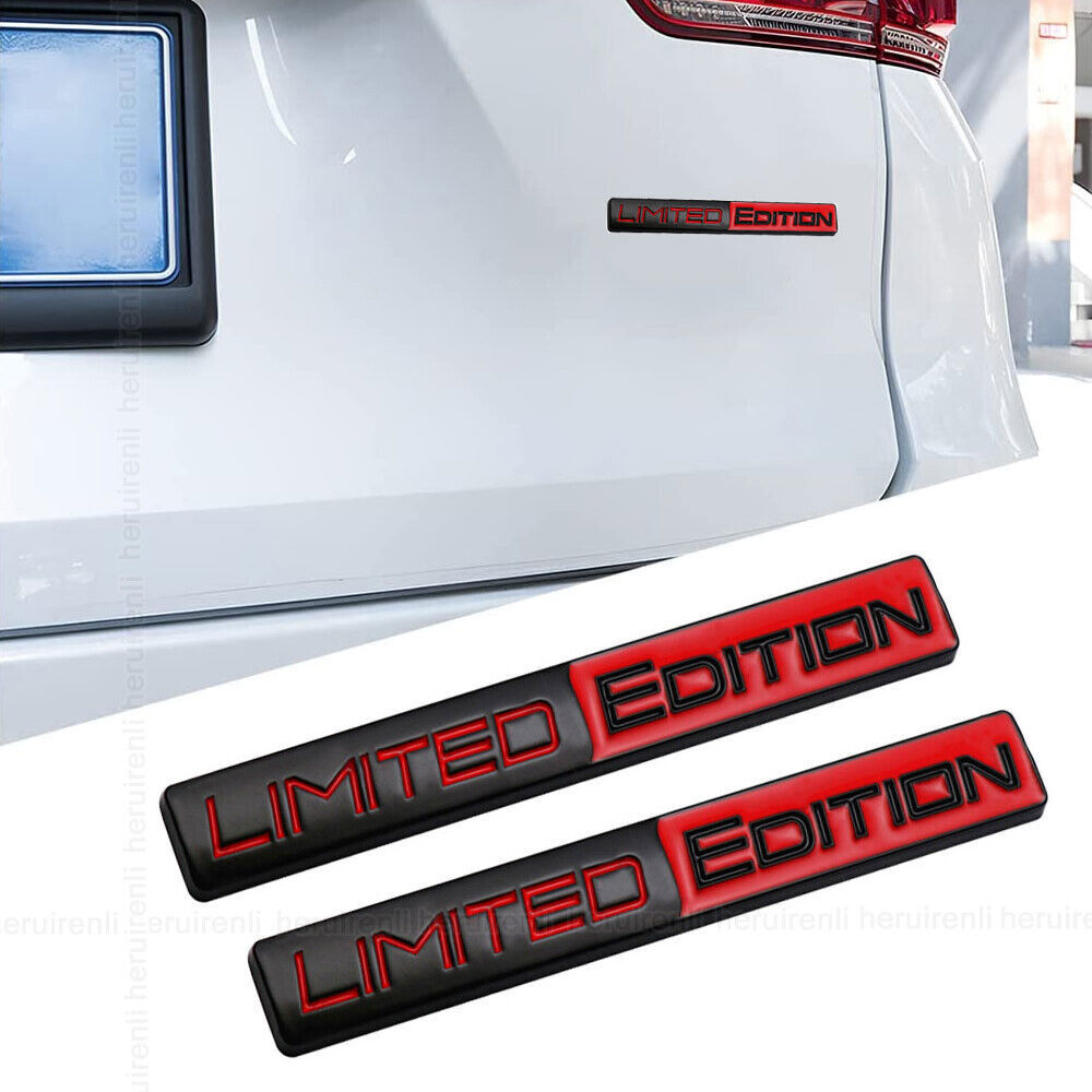 3D Limited Edition Decal Stickers Car Trunk Metal Emblem Badge Body ...