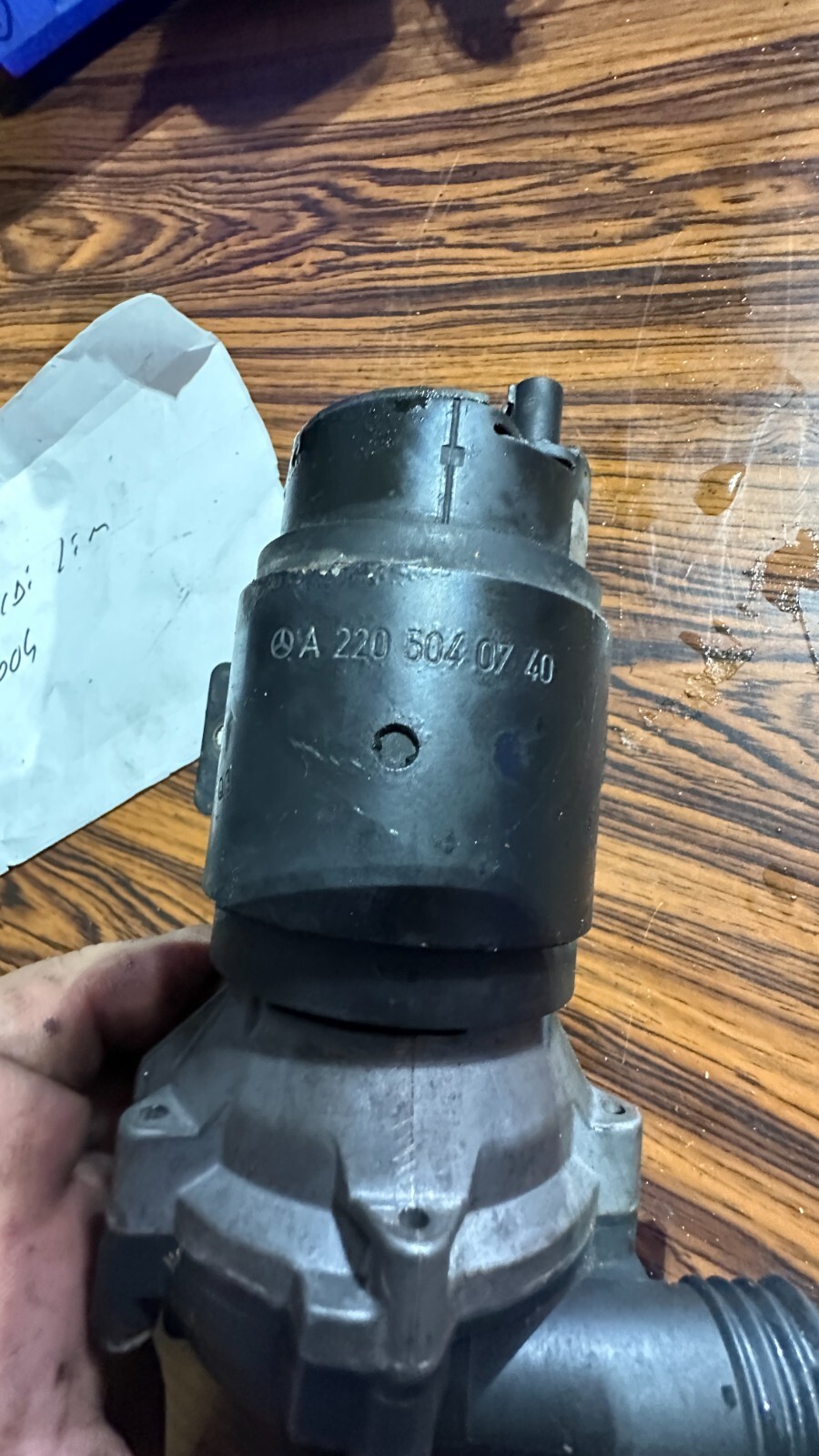 MERCEDES E KLASSE W211 W216 W221 S CL ZUSATZ WASSERPUMPE A0005000386 ...