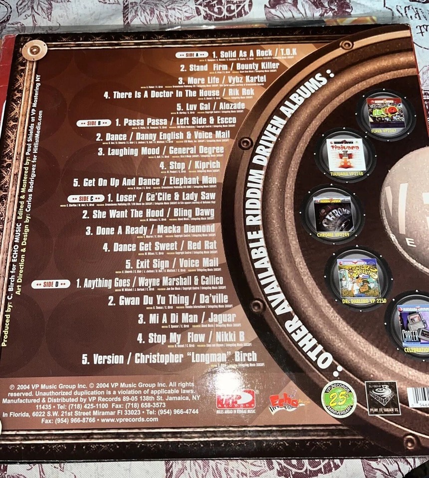 RIDDIM DRIVEN "THRILLA" 2004 VINYL 2X LP COMPILATION VPRL2262 ~RARE~ | eBay