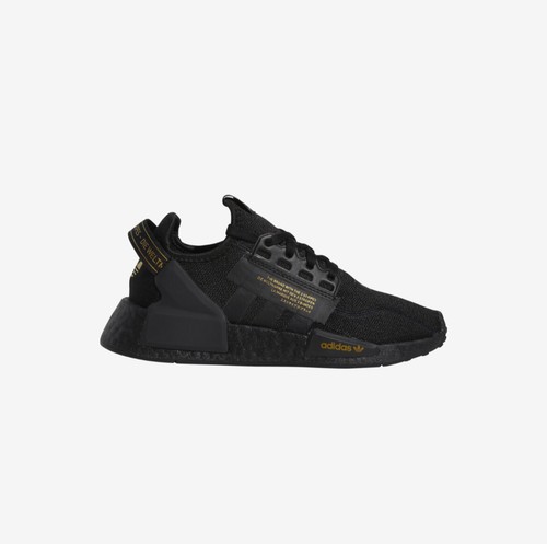 (GS) adidas NMD_R1 V2 'Black Gold Metallic' HP3261 NWB | eBay