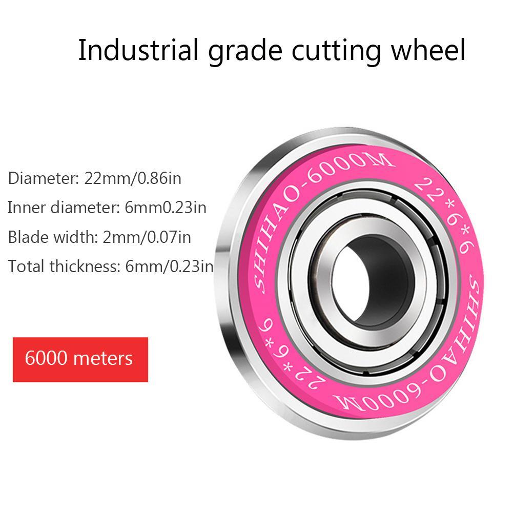 Ceramic Tile Cutter Alloy Scoring Wheel for Manual Tile Cutter (6000M ...