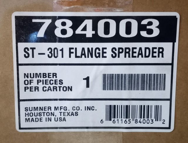 Sumner 15" " " Steel Flange Spreader Steel 784003 784003 - 1 Each for ...