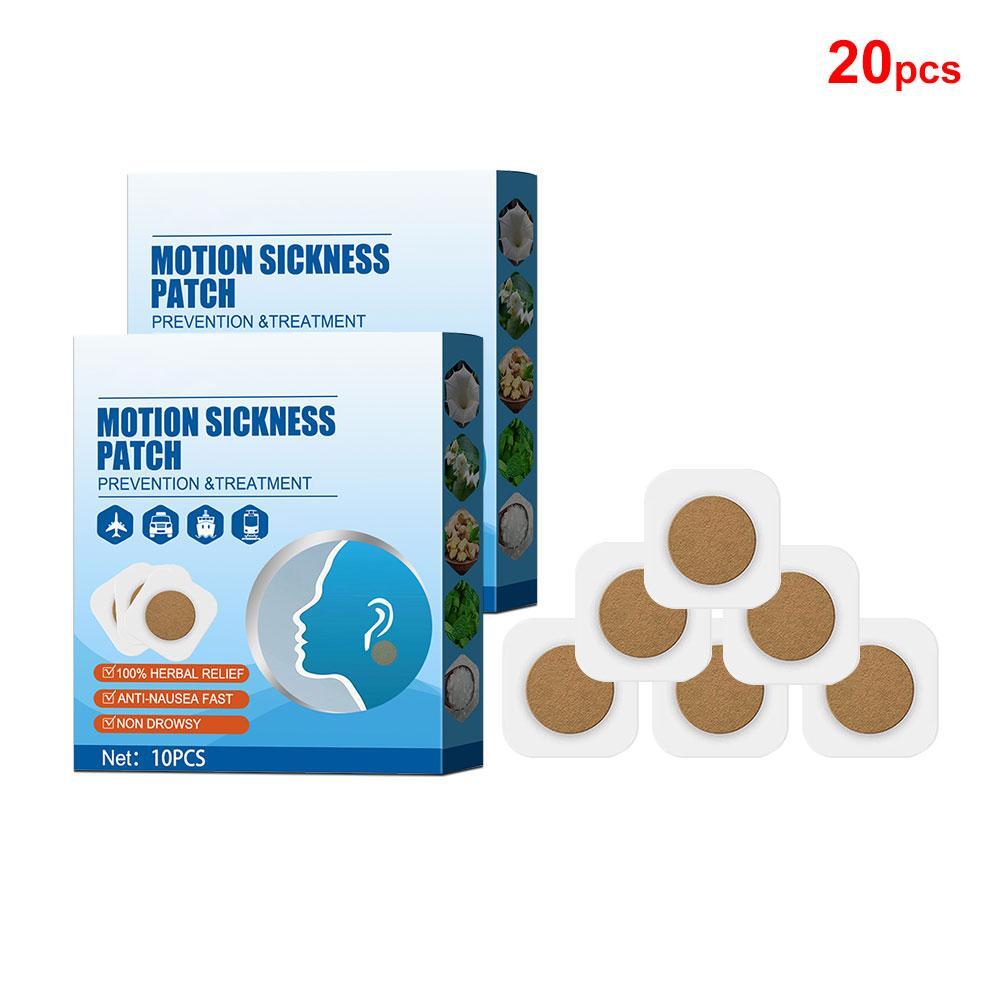 20pcs Anti-Nausea Patches: Motion Sickness Relief for Travel on Planes ...