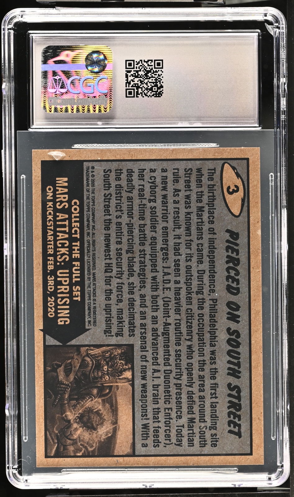 2020 Mars Attacks Uprising Pierced On South Street Heritage Parallel CGC 9 | eBay