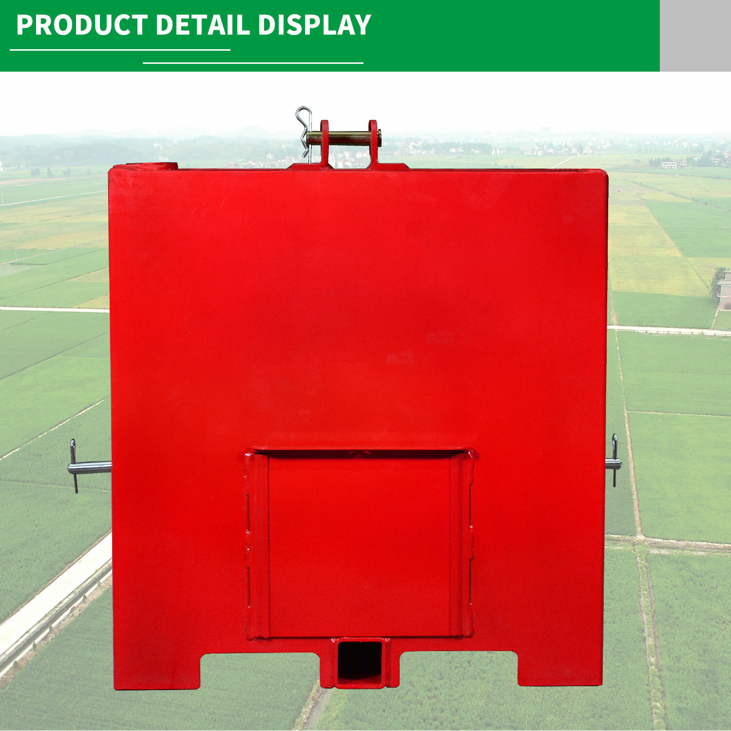 Ballast Box 3 Point Category 1 Tractor Counterweight Red Cat 1 Quick ...