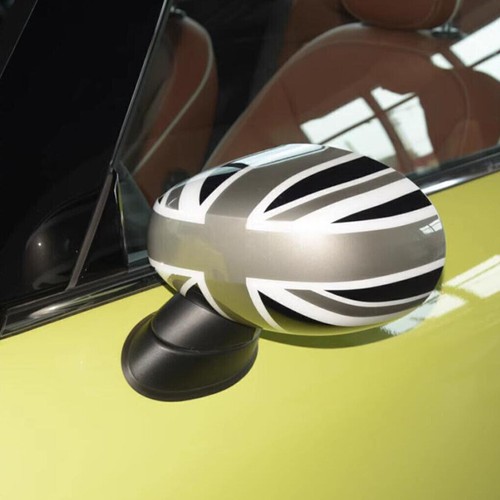 For MINI Cooper F54 F55 F56 F60 20-24 Black Union Jack Side Mirror ...