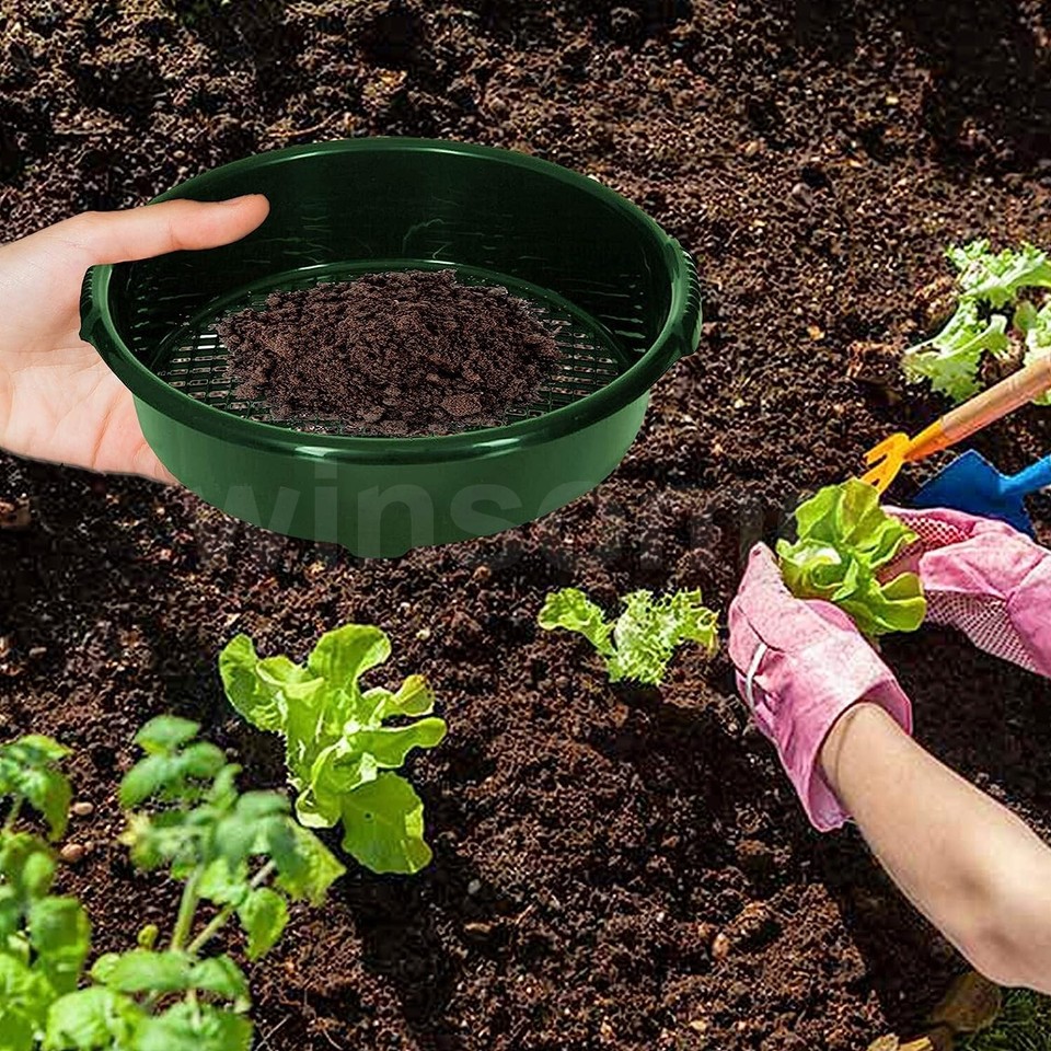 37cm Large Garden Sieve Riddle for Soil Sifter Garden Compost Gravel ...