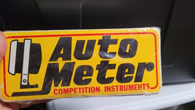 Auto Meter Competition Instruments Nascar Sticker / Decal | eBay